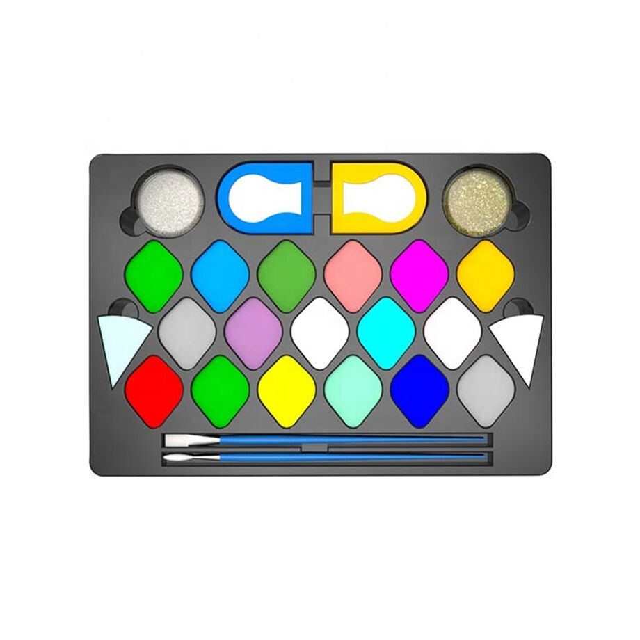 Professional Rainbow Country Flag Face Paints Water-based Split Cake ...