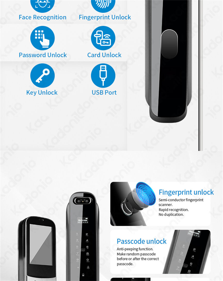 Bulk Buy China Wholesale Electric Biometric Fingerprint Doors Lock Face ...