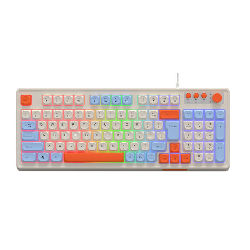 Mini Size Mechanical Feeling Keyboard Rainbow Backlight Usb Computer ...