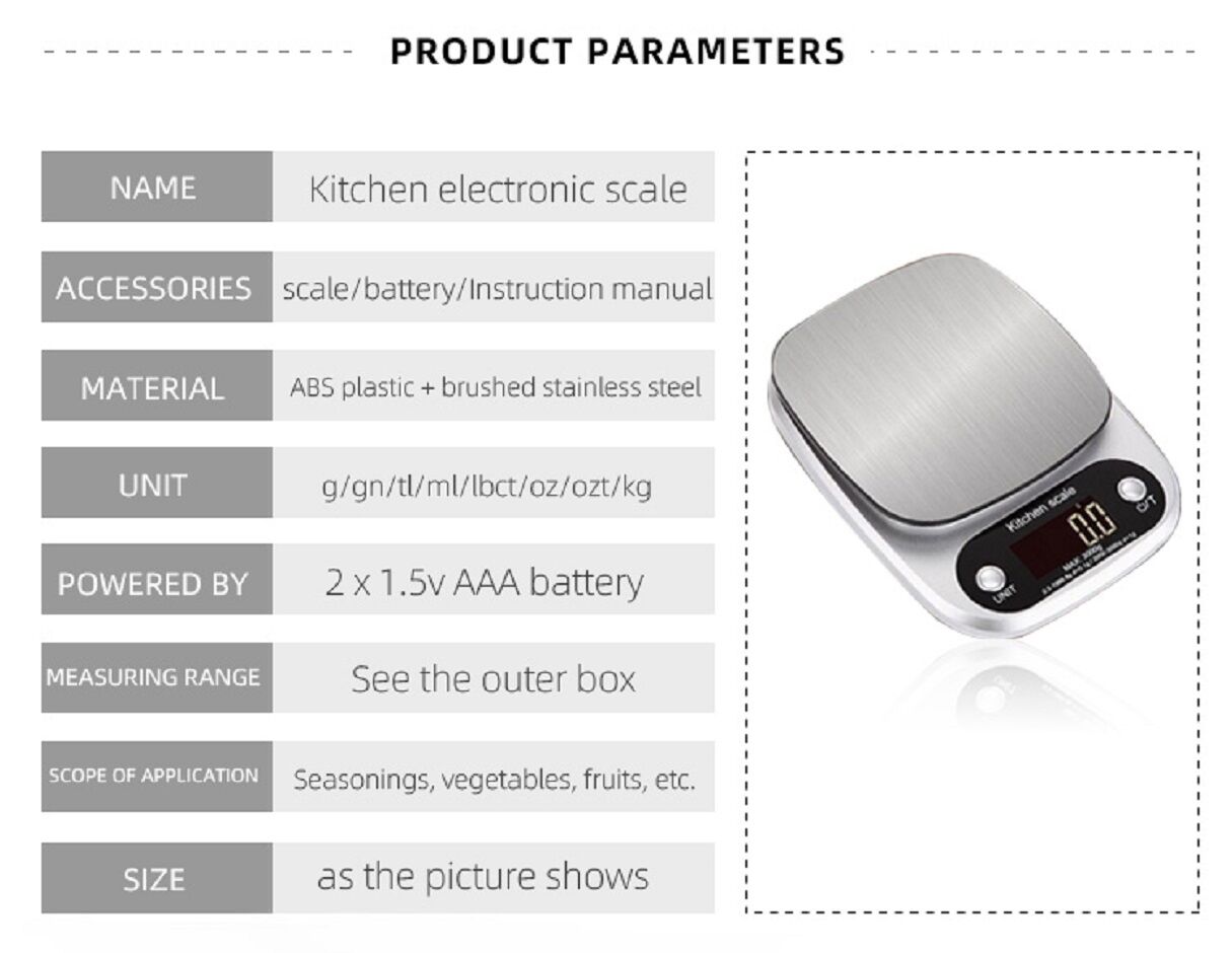 Bulk Buy China Wholesale 3kg 10kg New Design Electronic Food Scales ...