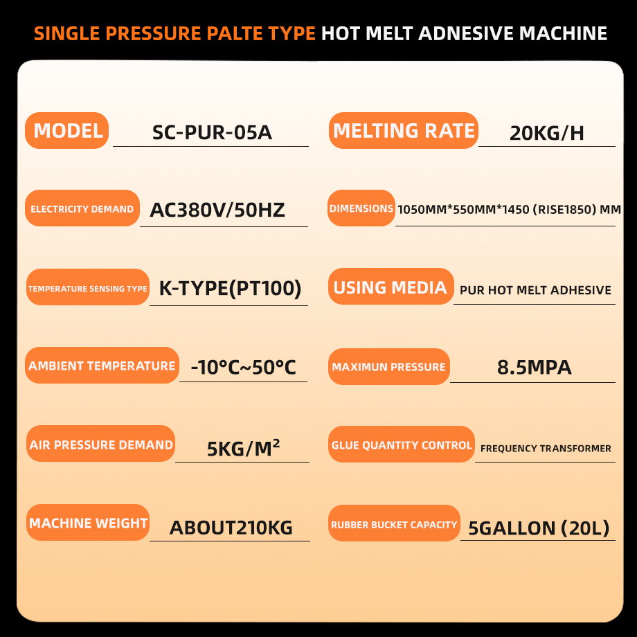 Industrial Single Pressure Plate Pur Hot Melt Adhesive Machine With Hot Melt Glue Gun - Smooth ...