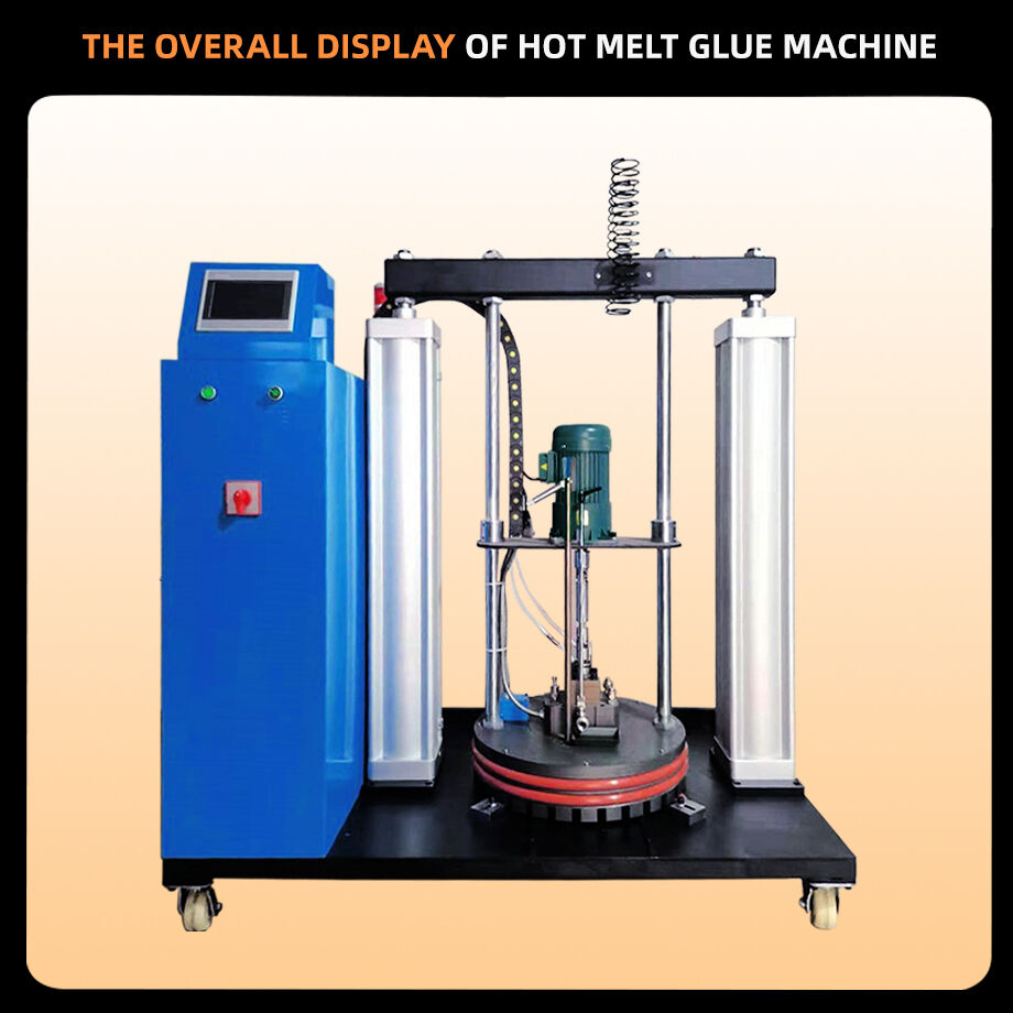 Industrial Single Pressure Plate Pur Hot Melt Adhesive Machine With Hot ...
