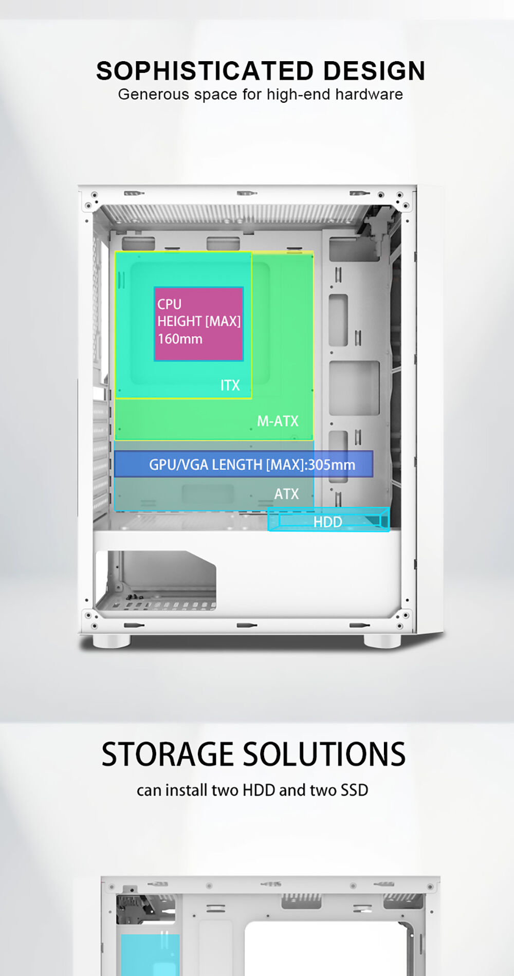 2024 Factory Oem Tempered Glass Office Computer Cases Pc Cases Desktop ...