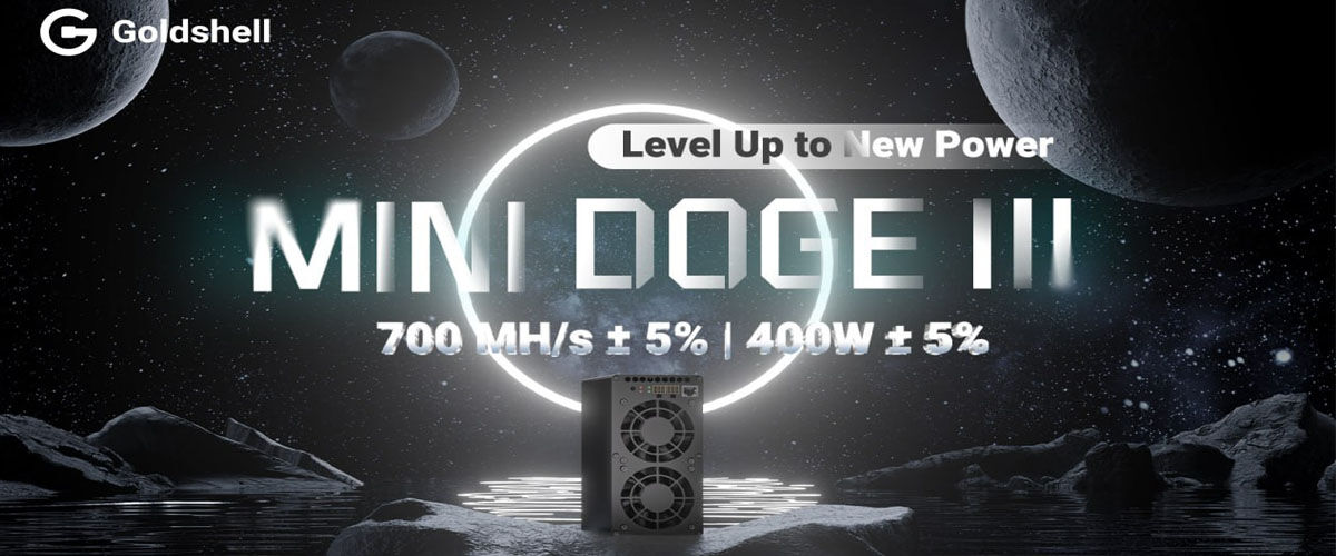 Home Used Doge Miner Goldshell Mini Doge Iii 650mh/s 400w Mining ...