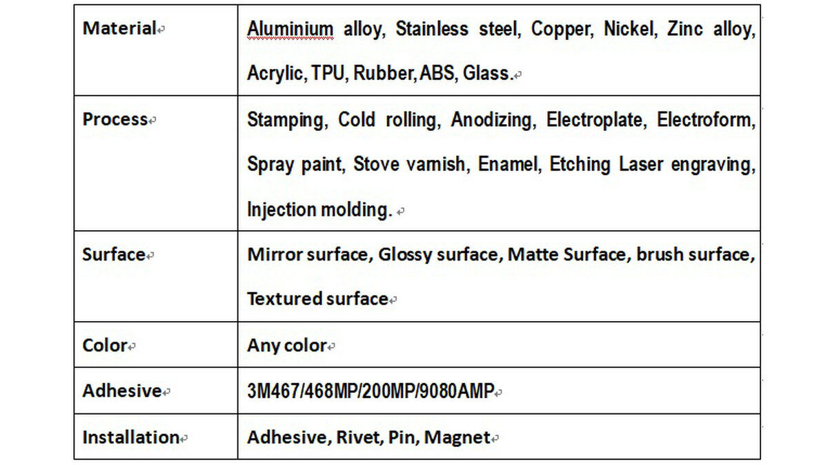Factory Custom Metal Labels Nickel Label Electroforming Plate For ...