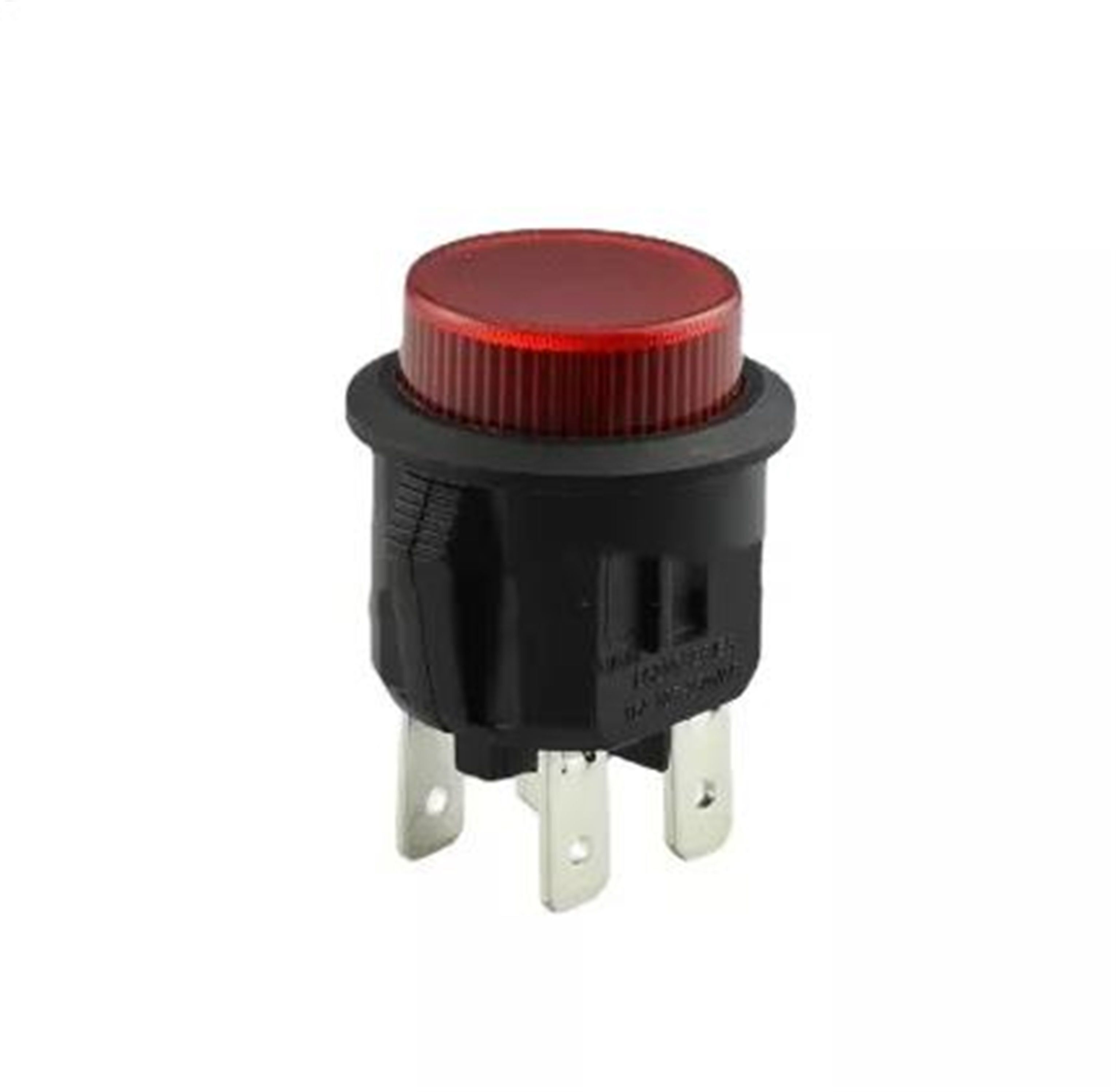 10a 250v Round Spst Momentary On-off Plastic Mechanical 4 Pin Push ...