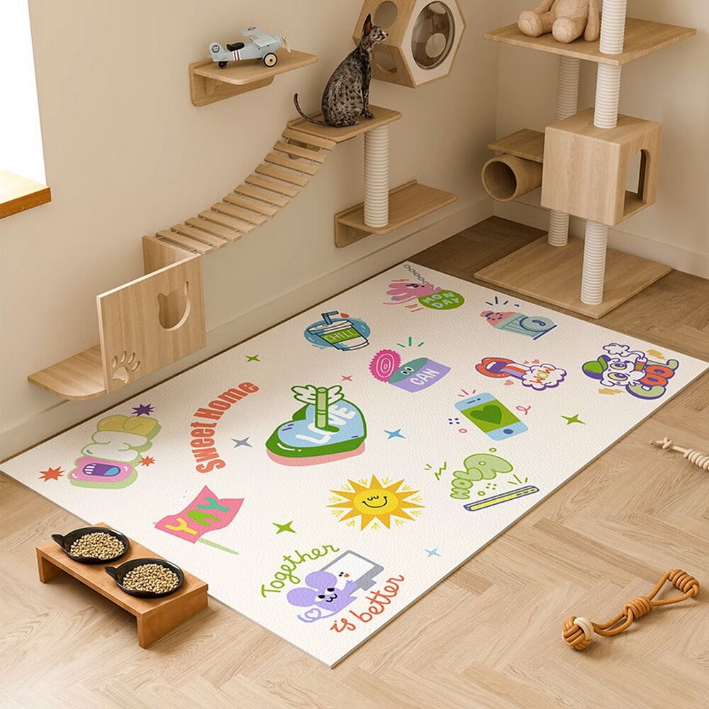 Custom Design Logo Printing Cat And Dog Animal Mat Indoor For Home ...