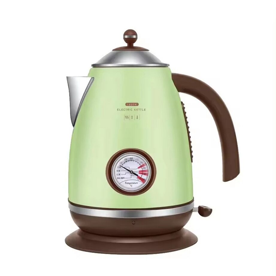 1.7l Electric Kettle Vintage Paint With Temperature Display Electric ...