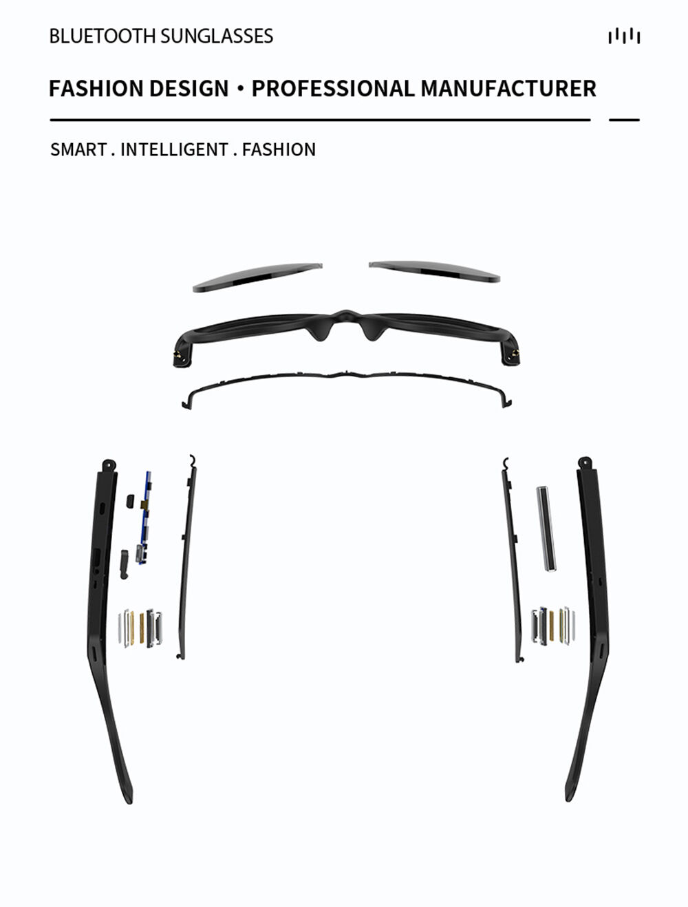 Buy China Wholesale Wholesale Gs01 Fancy Smart Sunglasses Bluetooth ...