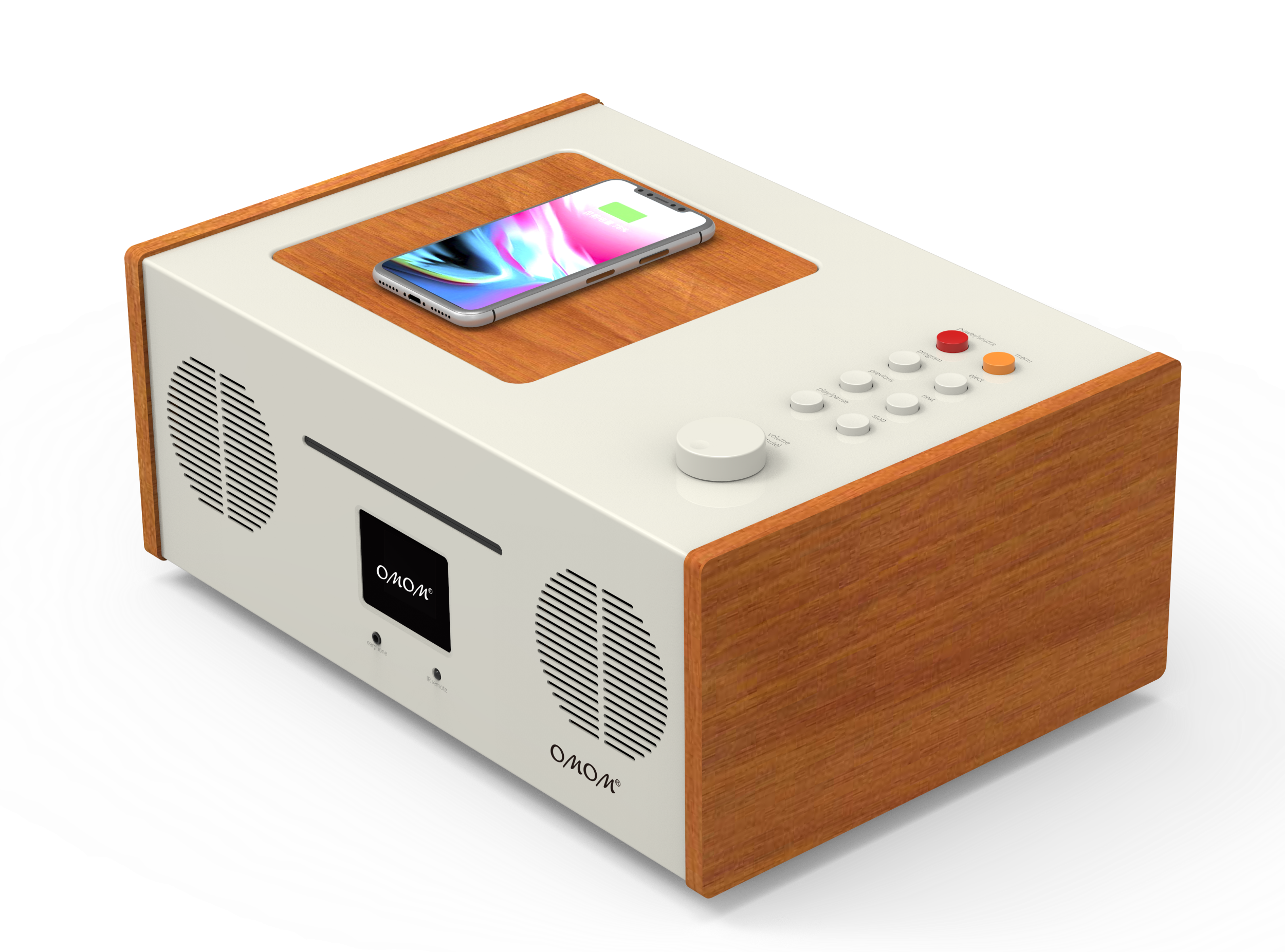 Wholesale 40w Solid Wood + Metal Plate Micro Audio System Cd Usb Mp3 ...