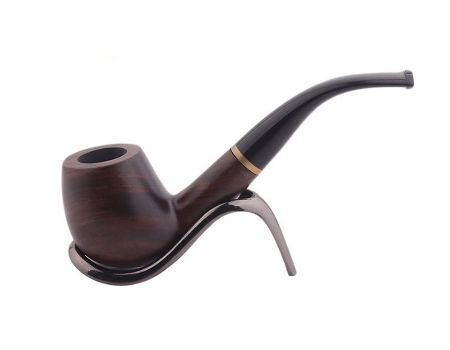 Traditional Style Durable Bent Round Ebony Natural Wood Handmade ...