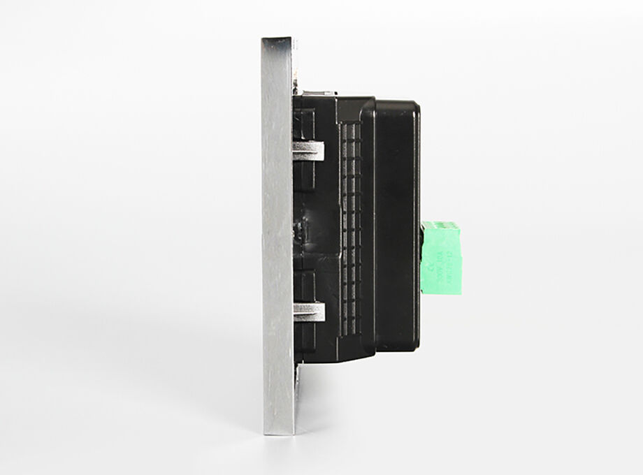 Customized 12v Dc Rs485 Modbus Luxury Silver Metal Frame Push Button ...