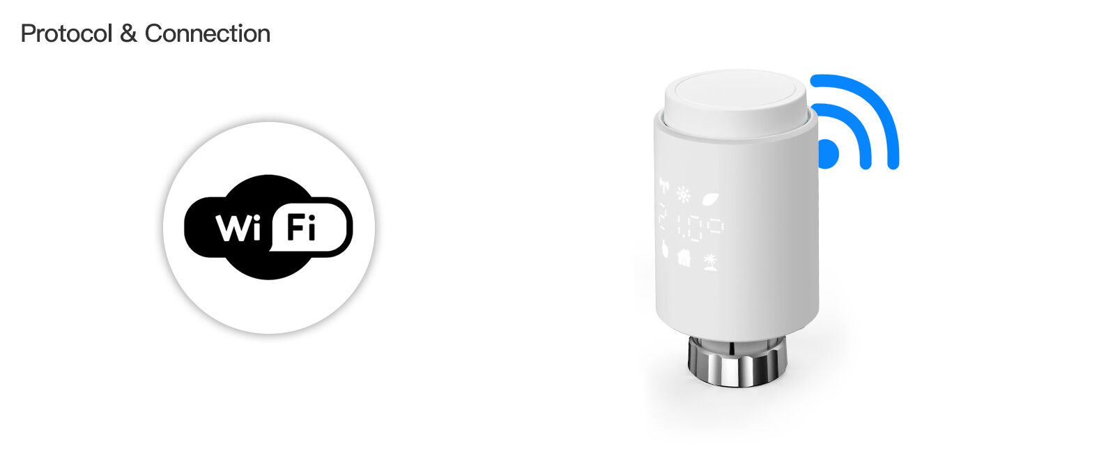 Smart Radiator Thermostat Room Control Zigbee Trv Thermostat Valve ...