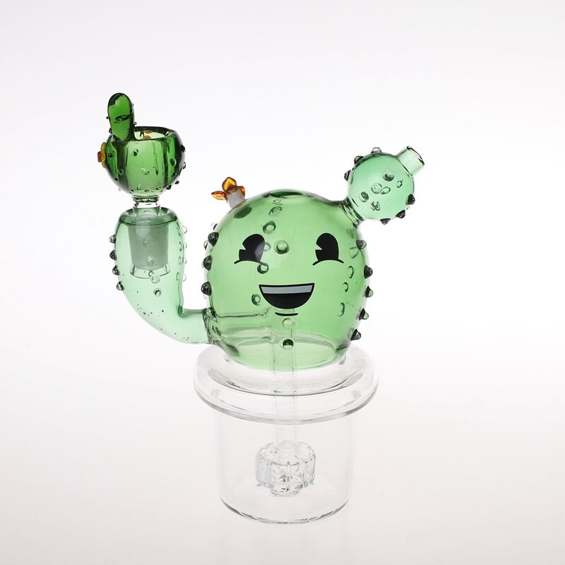Bulk Buy China Wholesale Green Cactus Model Female Mini Glass Water Dab ...