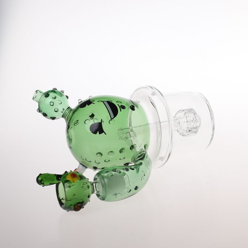 Bulk Buy China Wholesale Green Cactus Model Female Mini Glass Water Dab ...