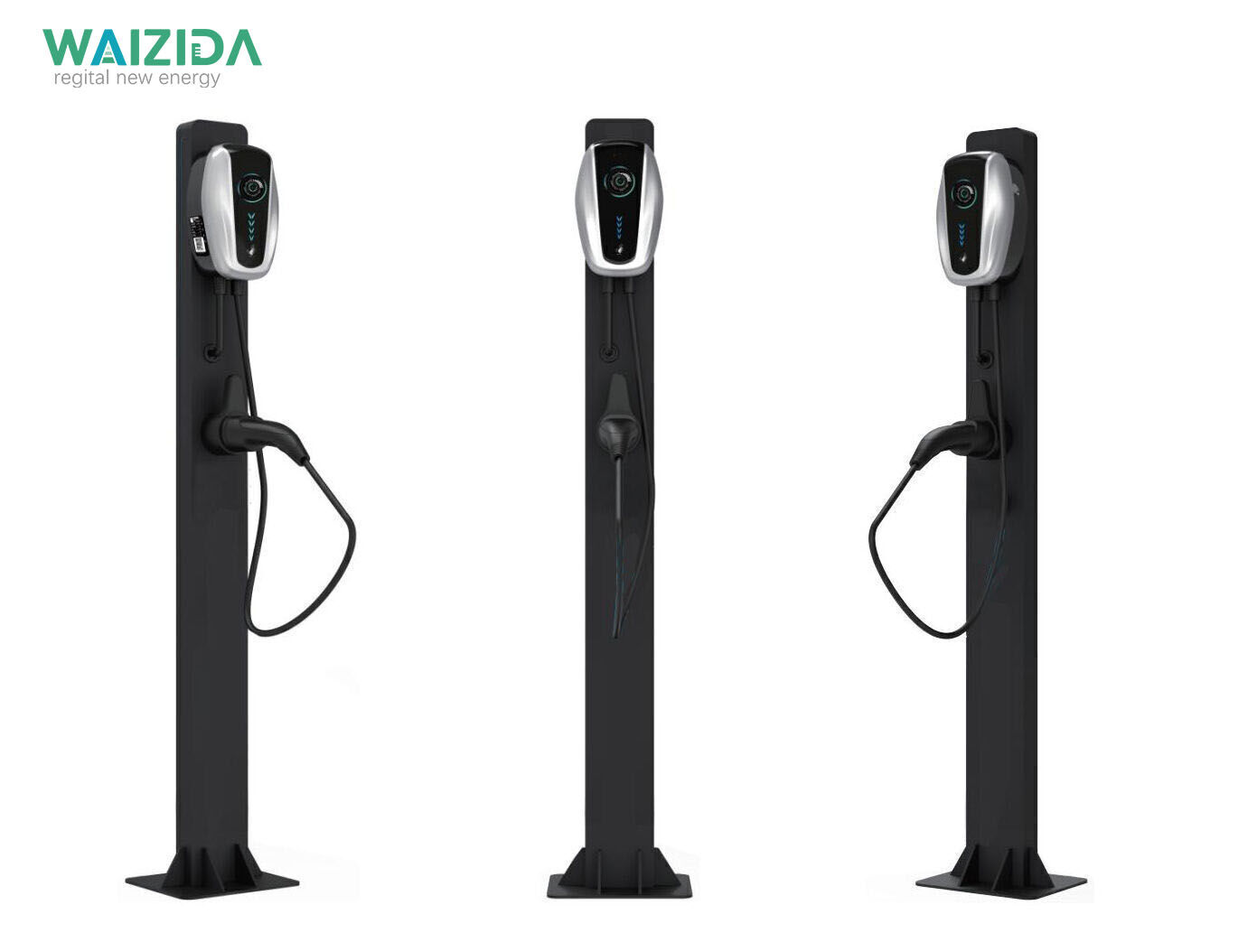32a Electric Car Wall/ Floor-mounted Ev Charger 7kw Ev Box Type 1 Sae ...
