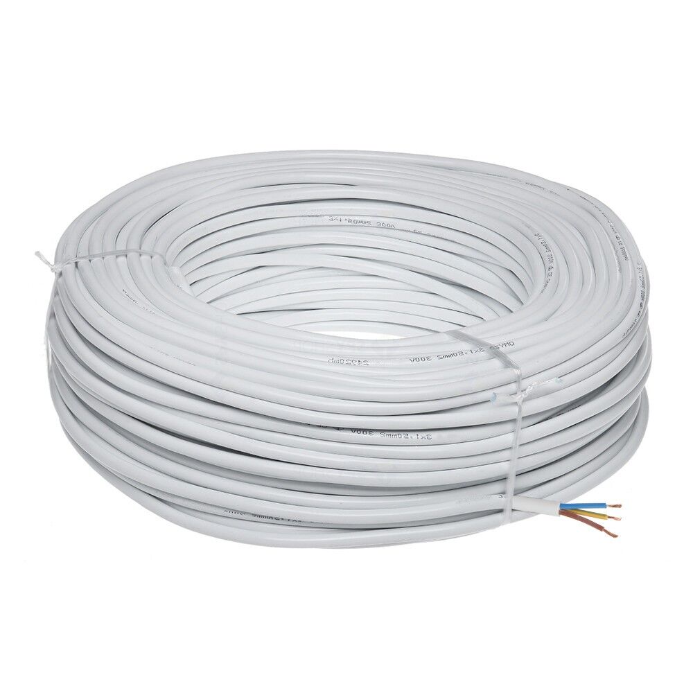 H05vv-f 3 Core 3183y Flexible Electrical And Mains Power Cable, 1.5 Mm2 ...