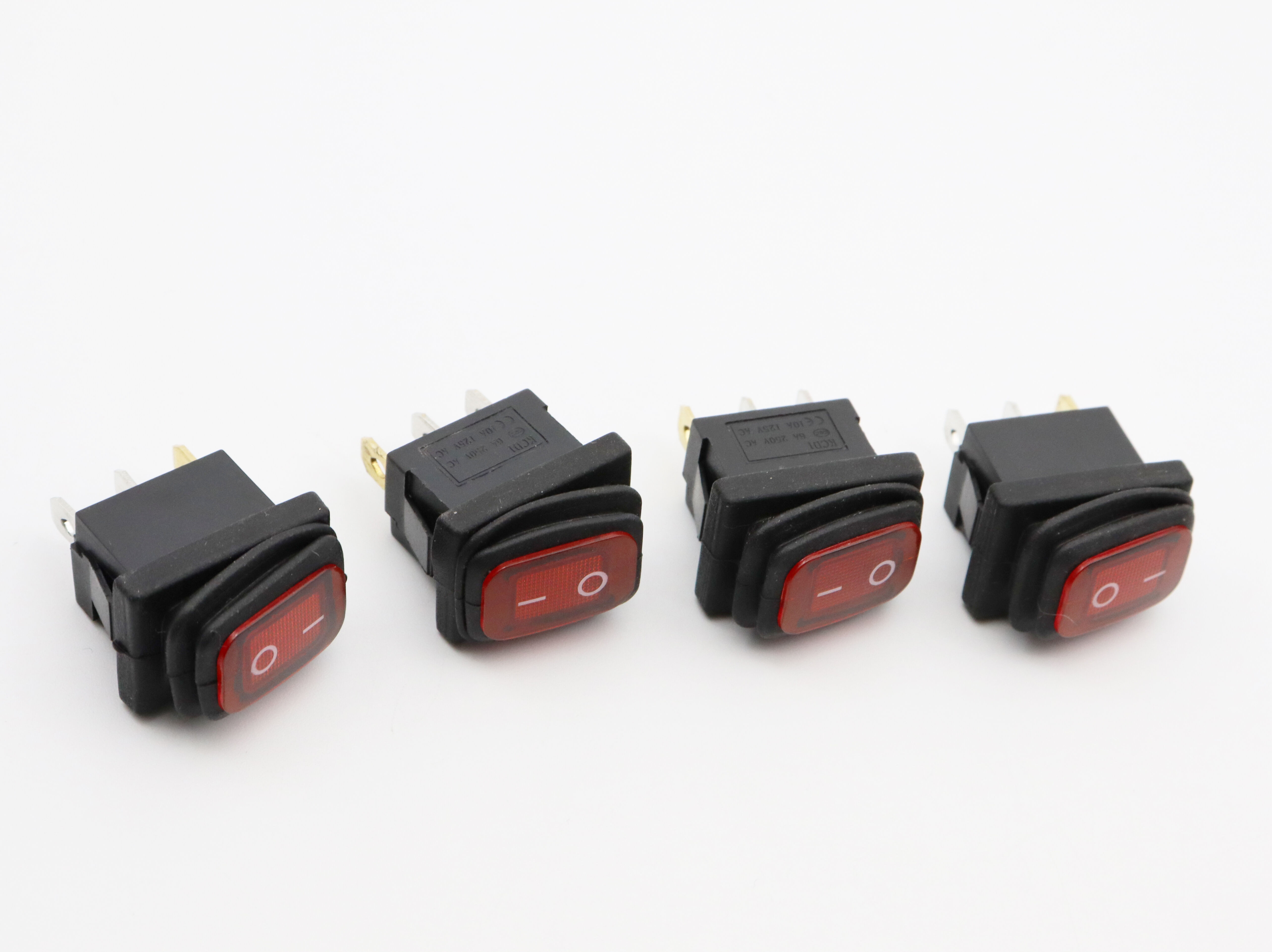 Kcd1-101n Factory Sale Waterproof Rocker Switch With Led On Off 6a 250v ...