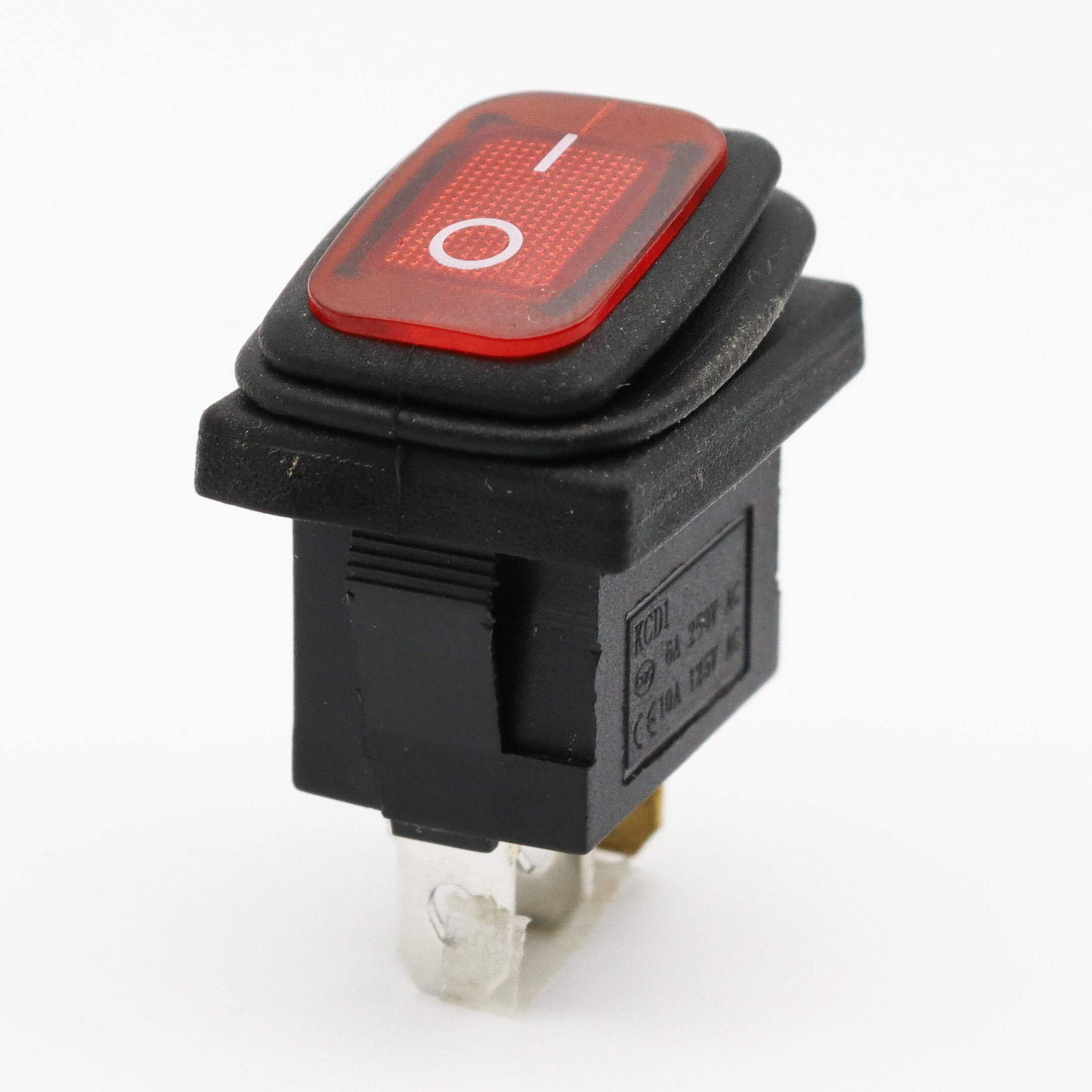 Kcd1-101n Factory Sale Waterproof Rocker Switch With Led On Off 6a 250v ...