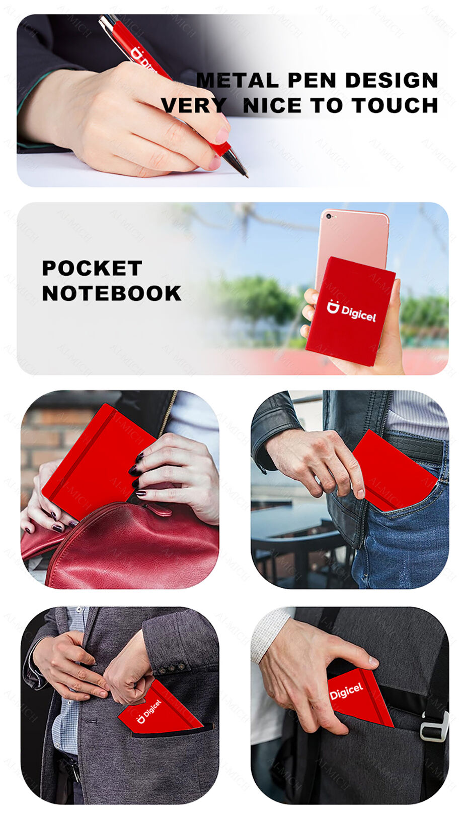 Ai-mich Custom Promotional Gifts With Logo Office Gift Set Advertising ...