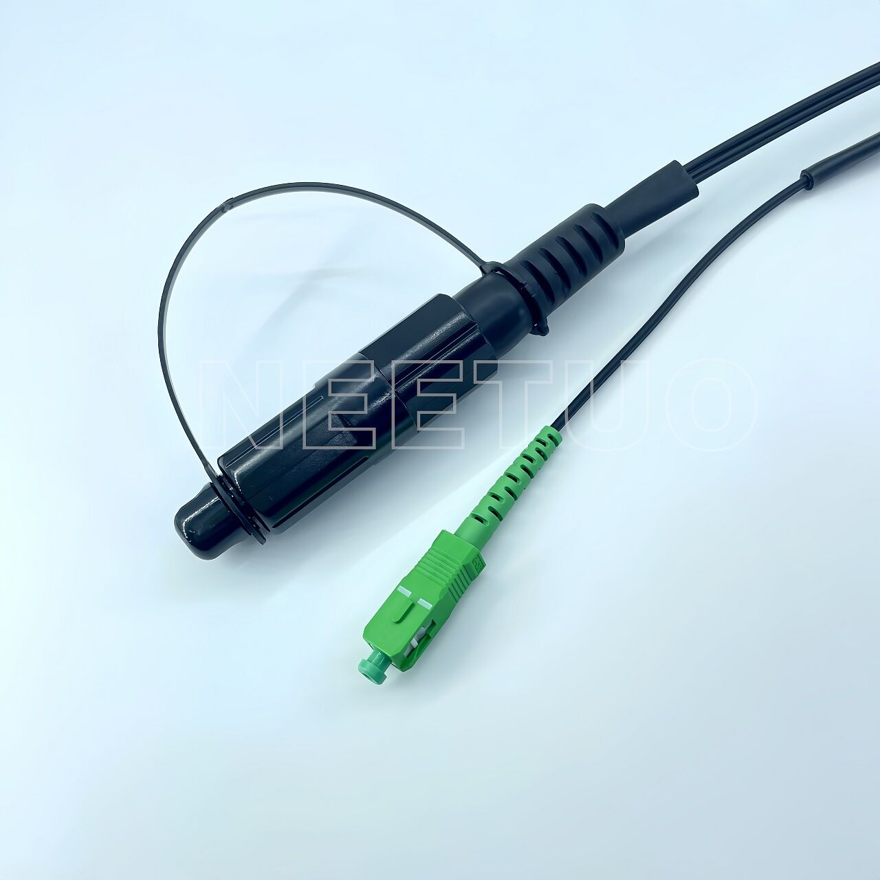 Fiber Optic Cable Assemblies Ip68 Optitap Hardened Connector Sc/apc Preconnectorized With 2*5mm ...