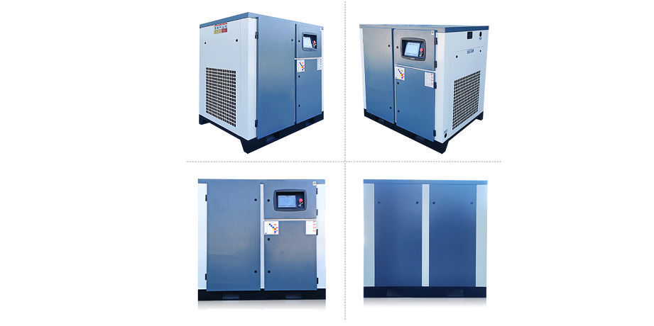 New 37kw 380v/ Abnormal/dual Voltage Power Frequency Air Compressor ...