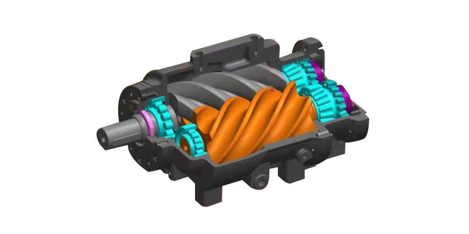 New 37kw 380v/ Abnormal/dual Voltage Power Frequency Air Compressor ...