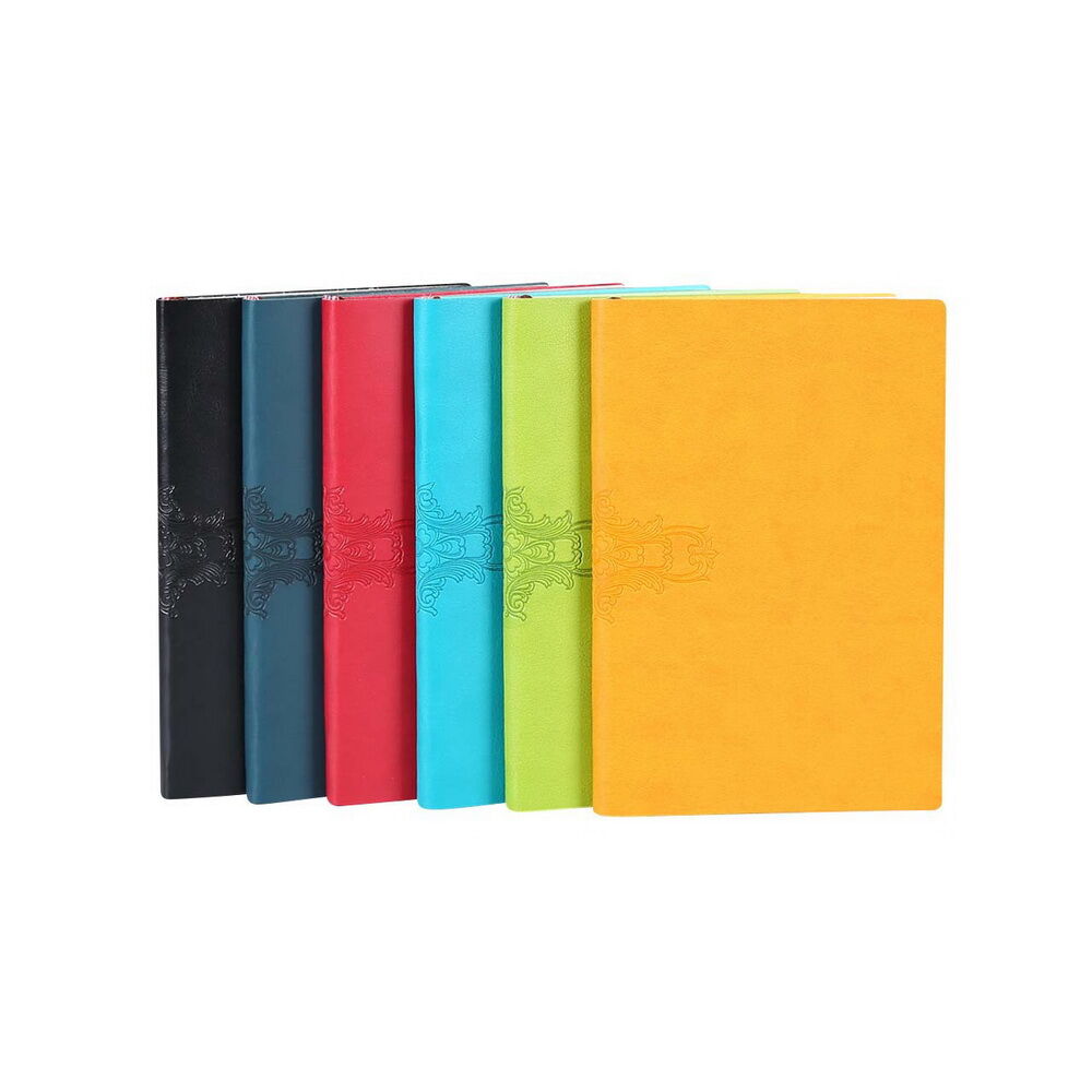 Custom Logo Pu Leather Softcover Notebook Journal Diary Notebook ...