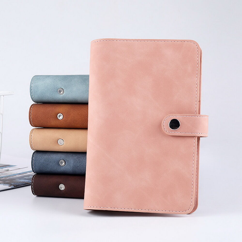 Wholesale A6 Pu Leather Notebook Binder Refillable 6 Ring Binder Loose ...