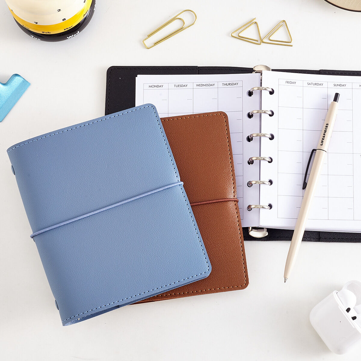 Customized Classic Pu Leather Cover For Custom Print Notebook A5 Letter ...