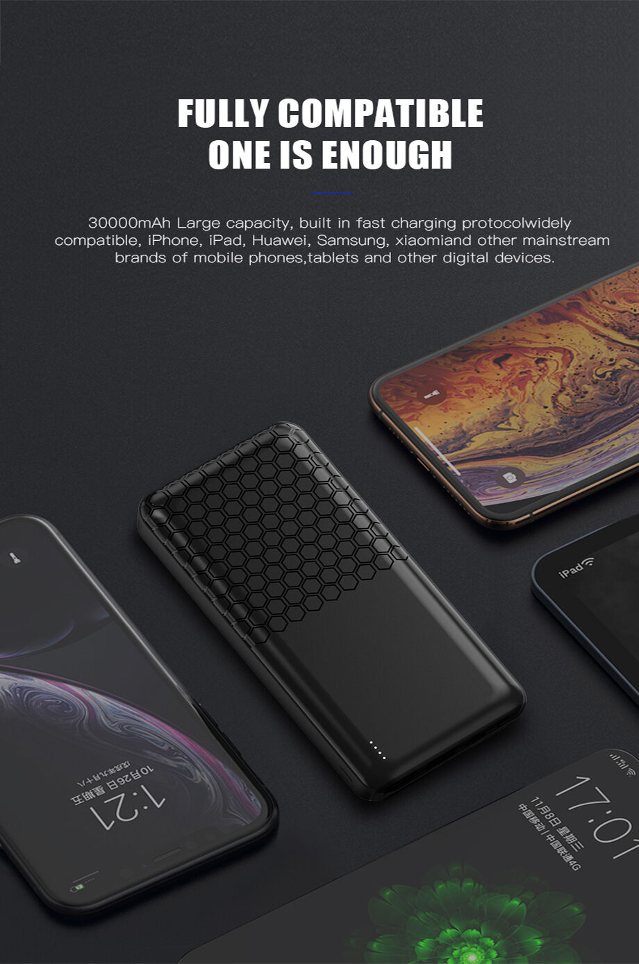 Chinese Manufacturer Powerbanks Dual Usb Interface Pd 20w Fast Charging ...