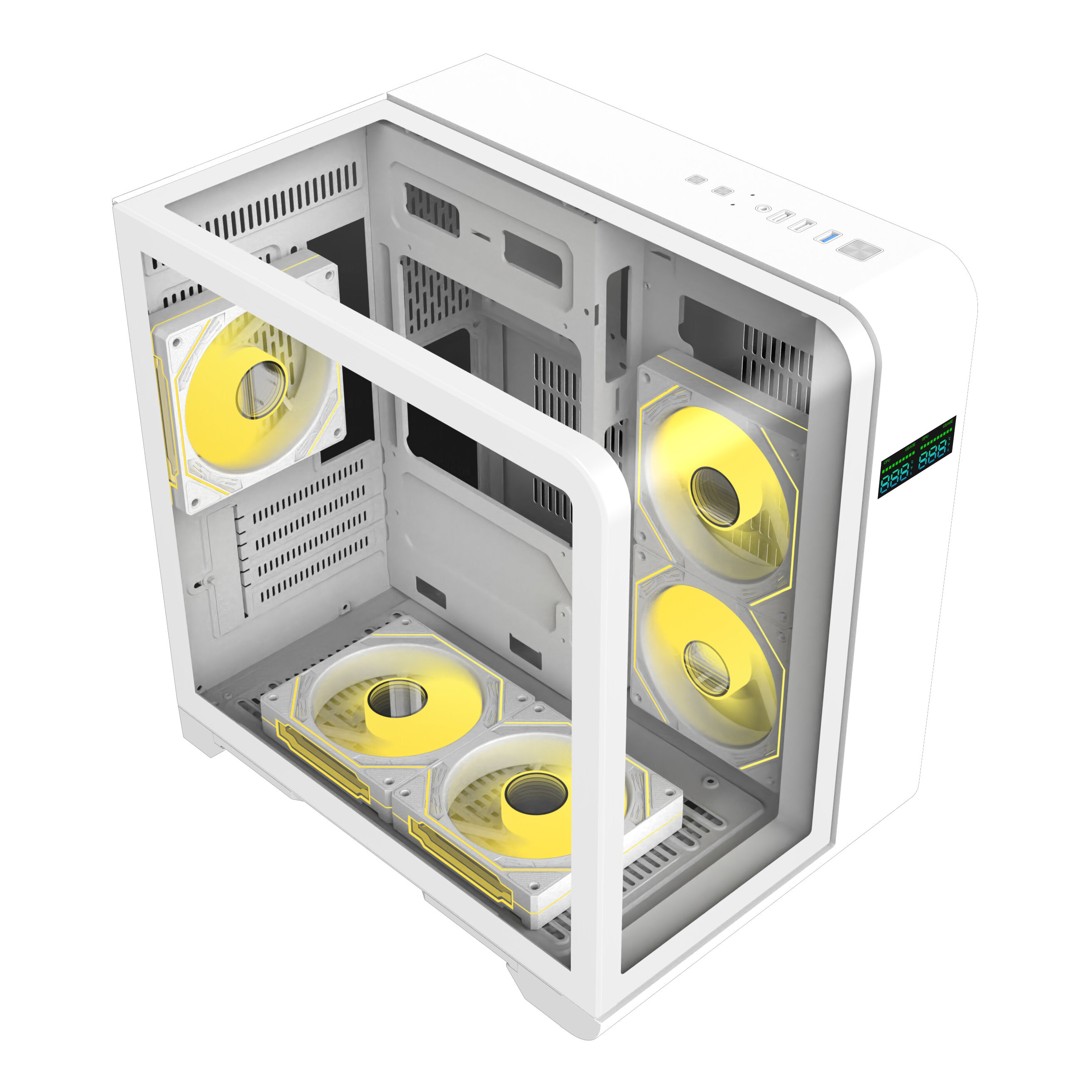 Factory New High-end Pc Chassis Fashion Computer Gaming Case Mid Tower ...