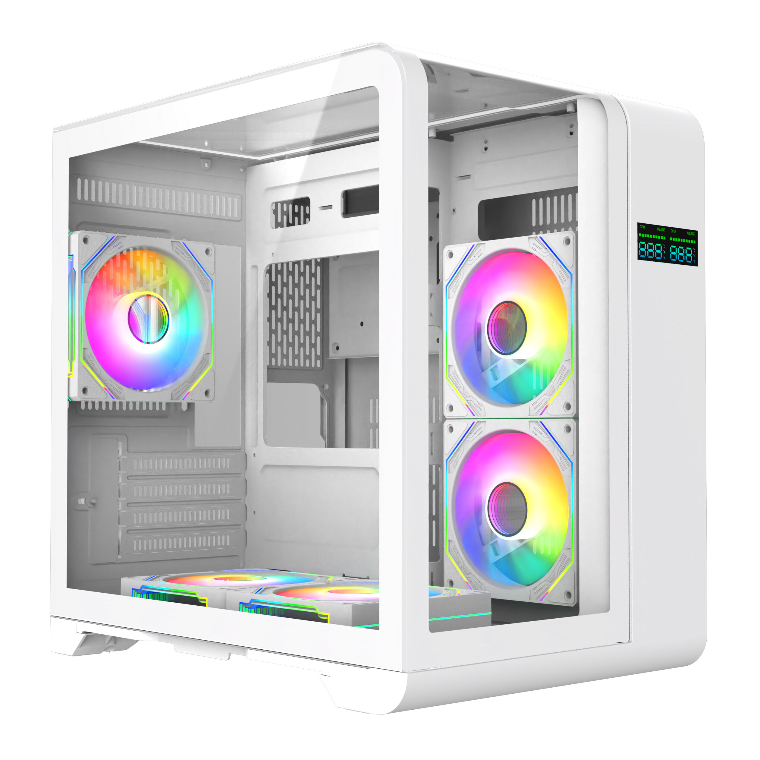 Factory New High-end Pc Chassis Fashion Computer Gaming Case Mid Tower ...