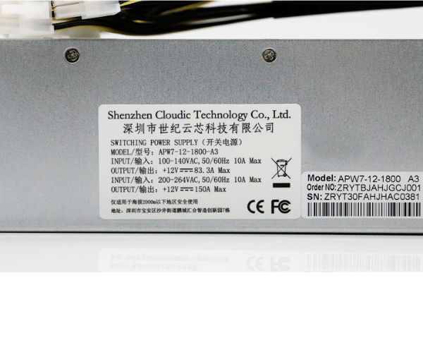 Brand New Stable Power Supply 1800w Apw7 Apw3 Psu Server - Buy China ...