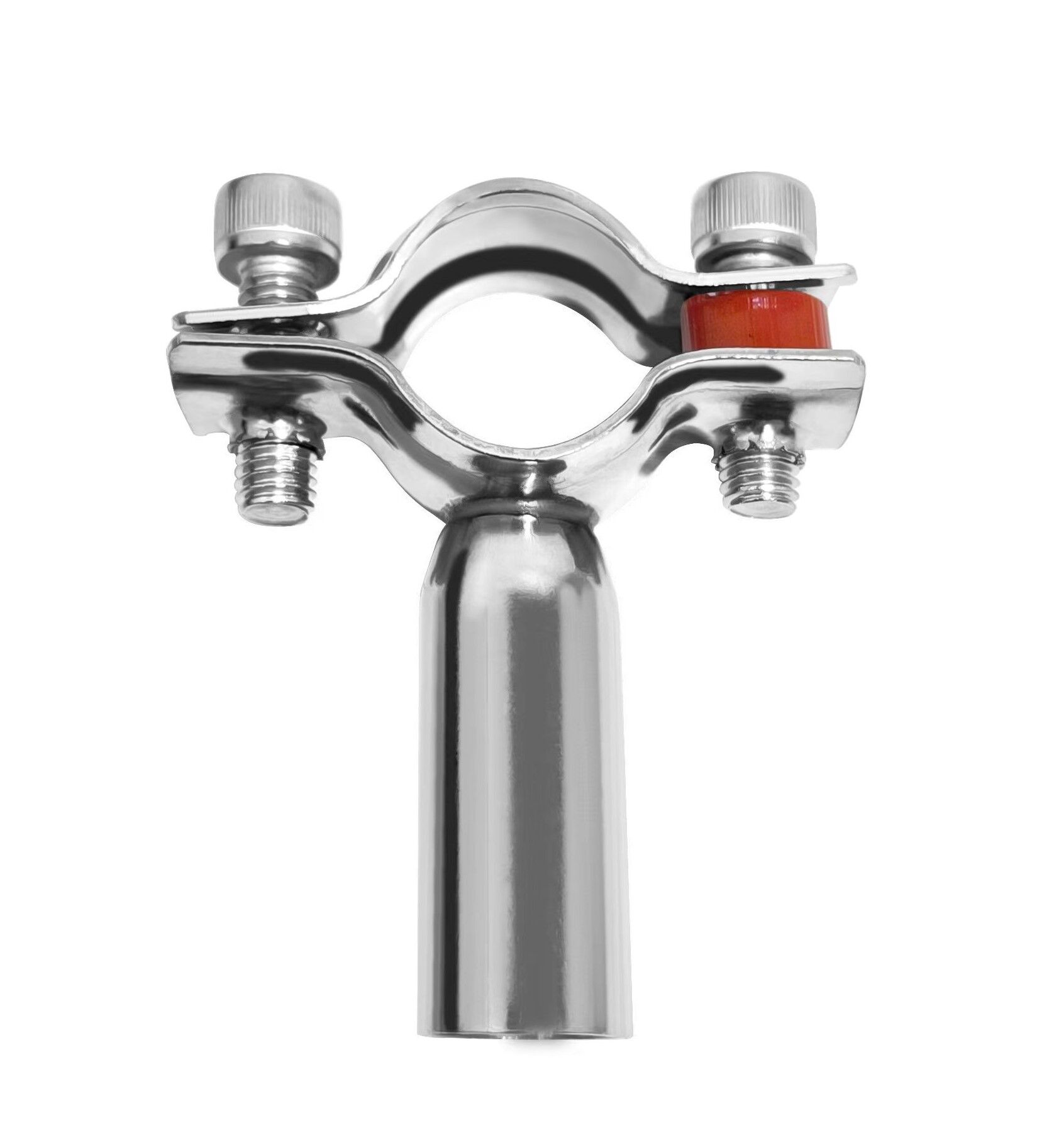 Two Bolts Round Sanitary Pipe Holder Stainless Steel Sanitary Pipe ...