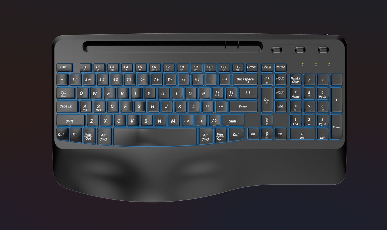 Enhance Your Office Productivity With Our Ergonomic Keyboard, Designed ...