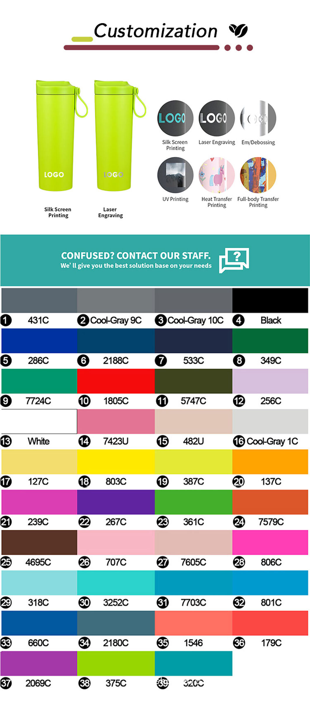 Everich Odm 250/350/450ml Double Wall Stainless Steel Insulated Coffee ...