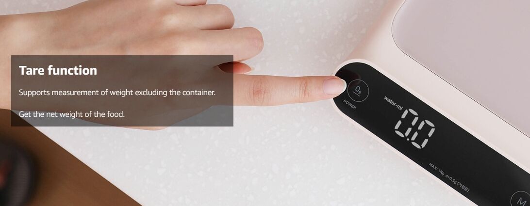 Mooas Food Scale, Digital Kitchen Scale, Small Kitchen Scale, Weight In ...