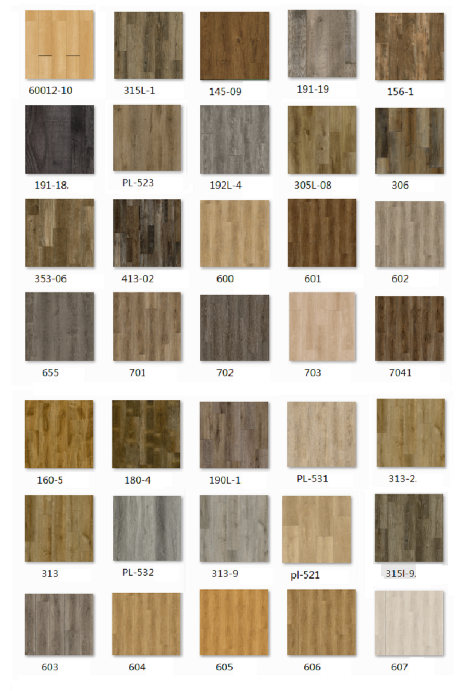 Anti-slip Dry Back/glue Down Lvt Lvp Pvc Vinyl Plank Indoor Flooring ...