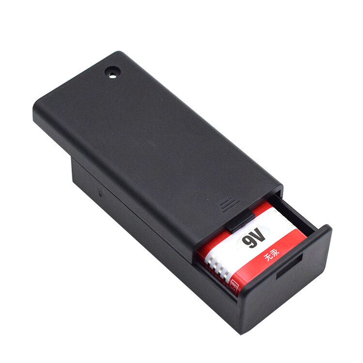 Factory Direct High Quality China Wholesale Black 9v Battery Holder Box ...