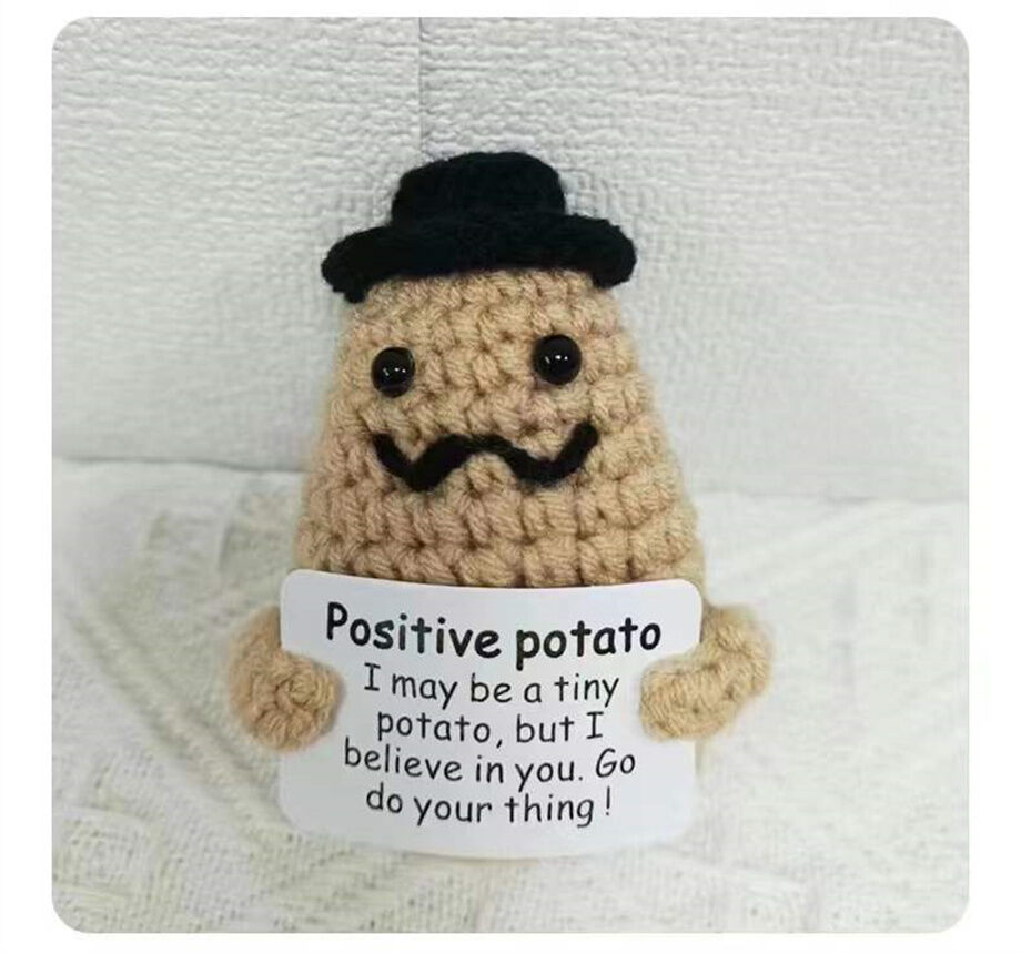 Crochet Positive Potato Family Collection Wool Knitting Poo Pears Bread ...