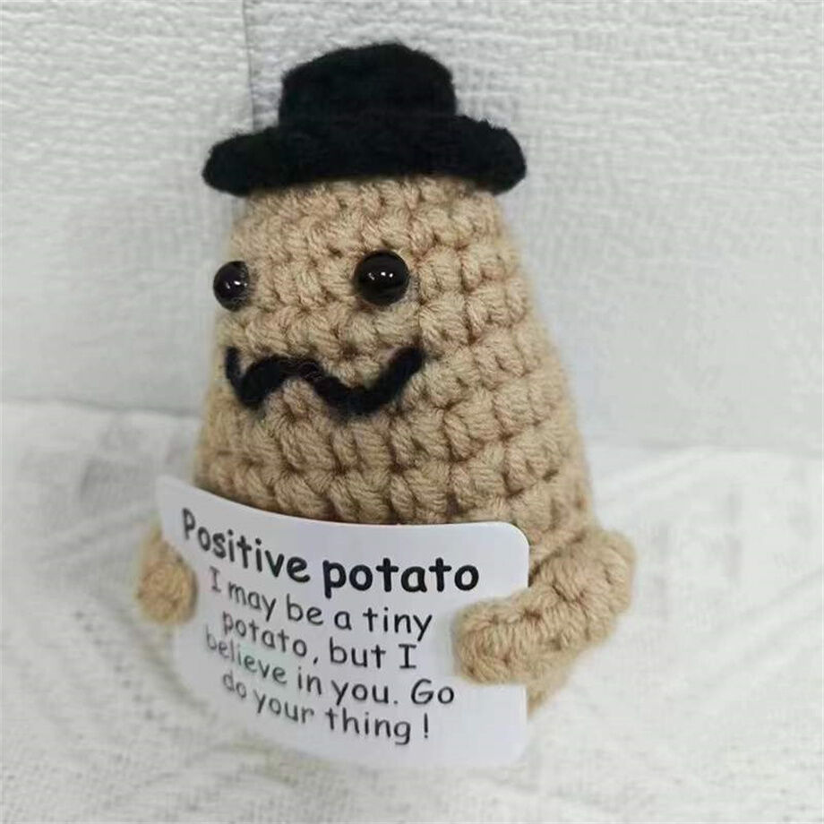 Crochet Positive Potato Family Collection Wool Knitting Poo Pears Bread ...