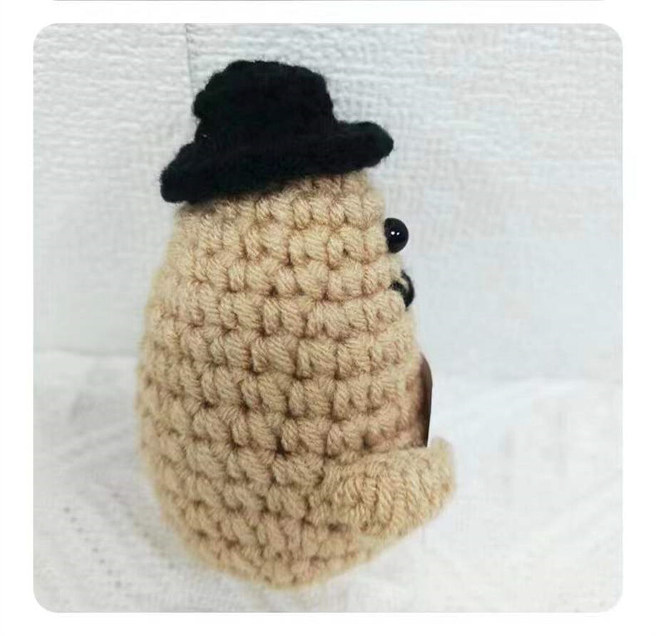 Crochet Positive Potato Family Collection Wool Knitting Poo Pears Bread ...