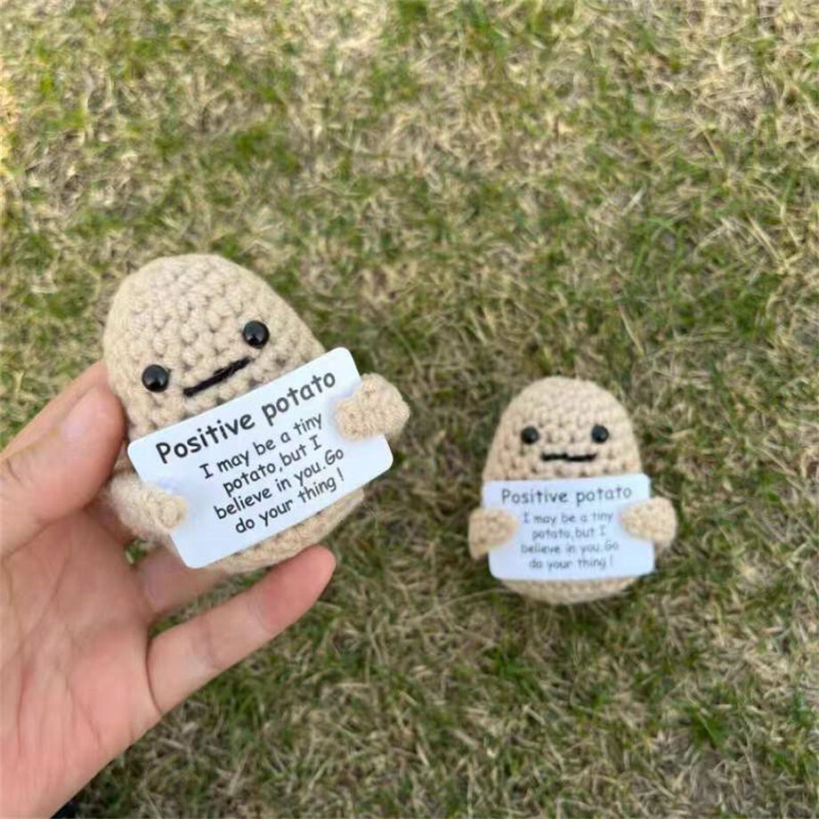 Crochet Positive Potato Family Collection Wool Knitting Poo Pears Bread ...