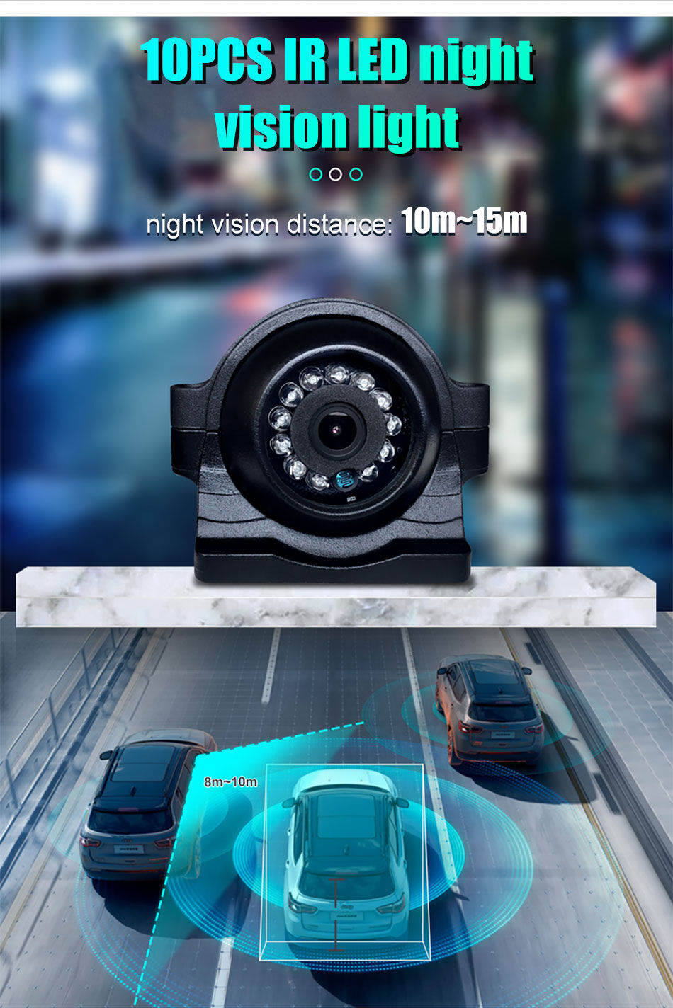 Caredrive Cc950-ahd20 Oem Security Ip68 Night Vision Vehicle Side View ...