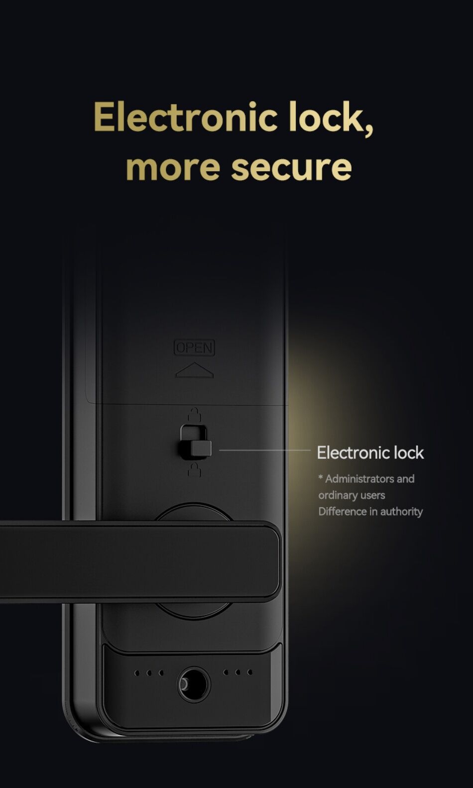 Smart Electronic Fingerprint Pin Code Door Lock Digital Lock Smart ...