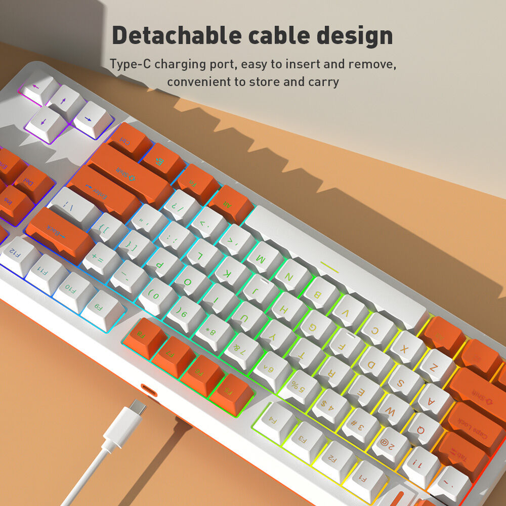 Factory Manufacturer Mechanical Keyboard Bt+2.4g+usb Portable Rgb ...