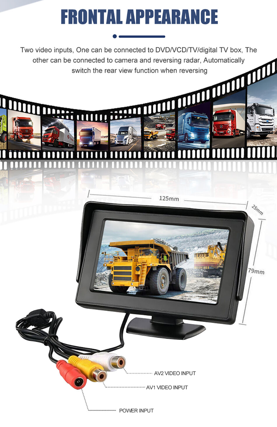 Bulk Buy China Wholesale Caredrive Dp960 High Resolution 4.3 Inch Color ...