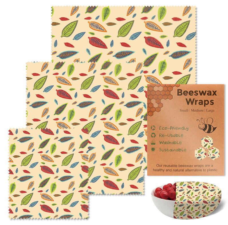 Customized Bee Wax Food Wrap Paper Food Storage Sustainable Food ...