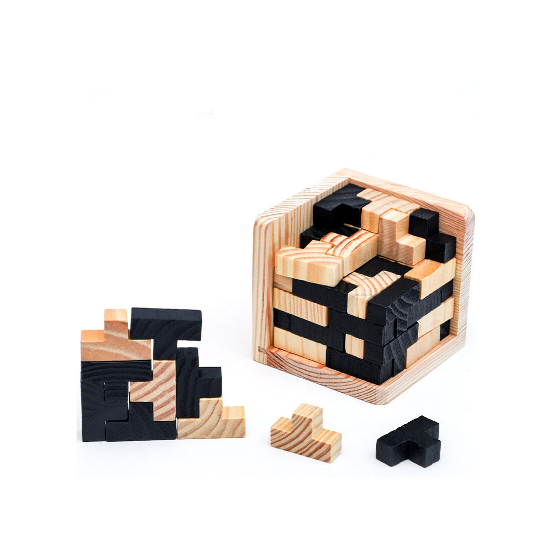 Kong Ming Lock Children's Wooden Toys Kong Ming Lock Luban Lock Set Of ...